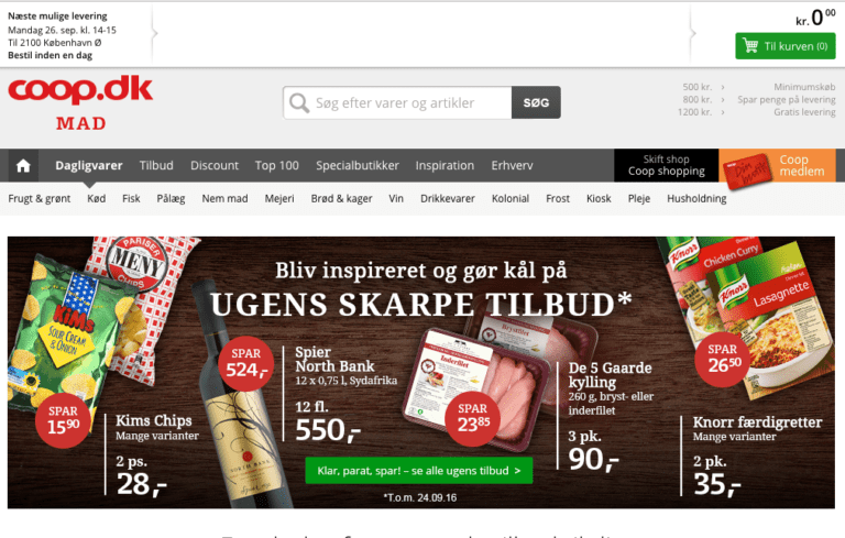 13% prisforskel: Her er de bedste og billigste online supermarkeder